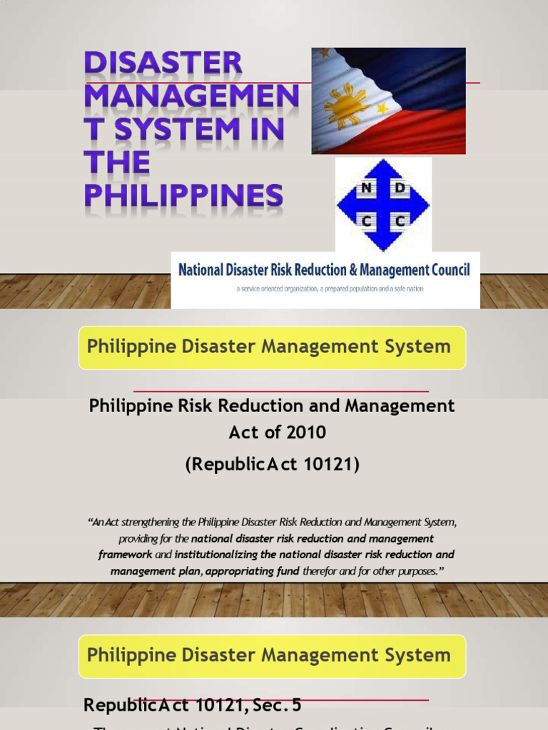 Philippine Disaster Management Framework | PDF | Emergency Management ...