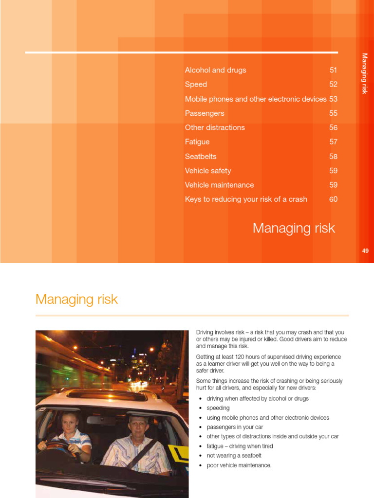 Driving Risk Management Tips | PDF | Traffic Collision | Anti Lock ...