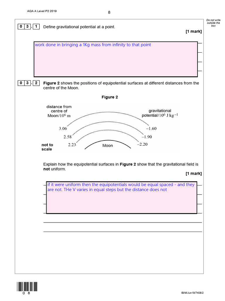 Gravitational Fields 003 Worked | PDF | Orbit | Moon