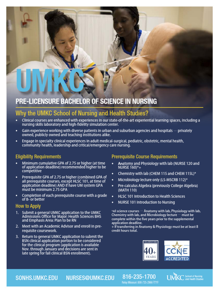 UMKC School of Nursing & Health Sciences | PDF | Medicine | Health Care