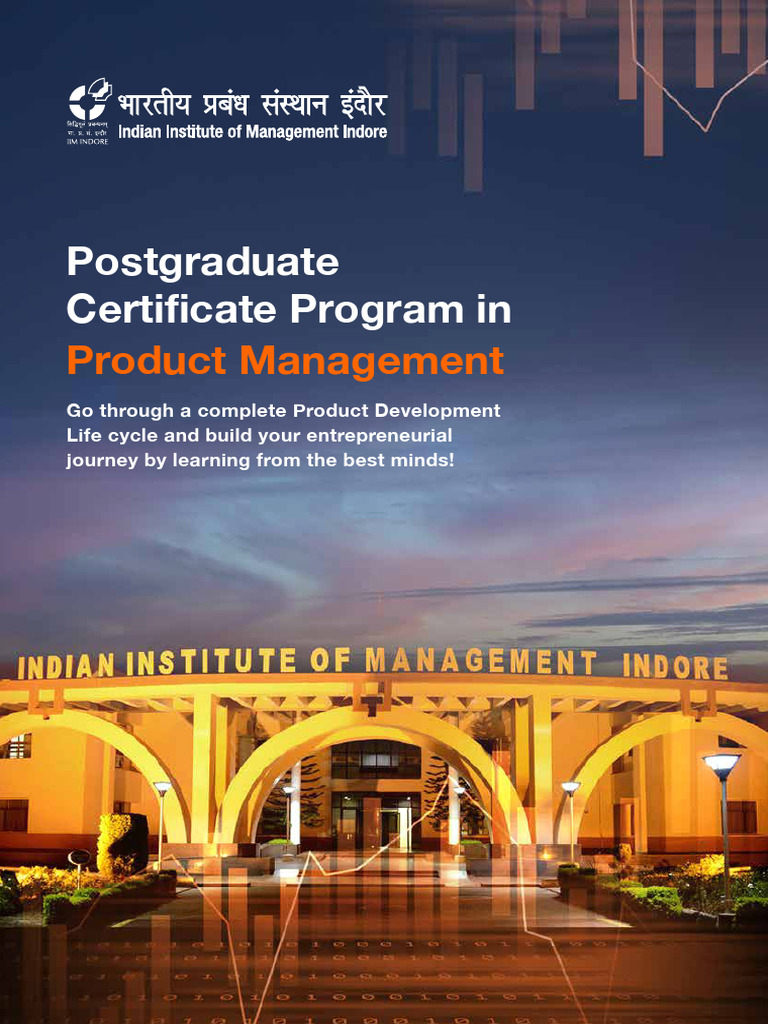 Post Graduate Certificate Programme in Product Management | PDF ...
