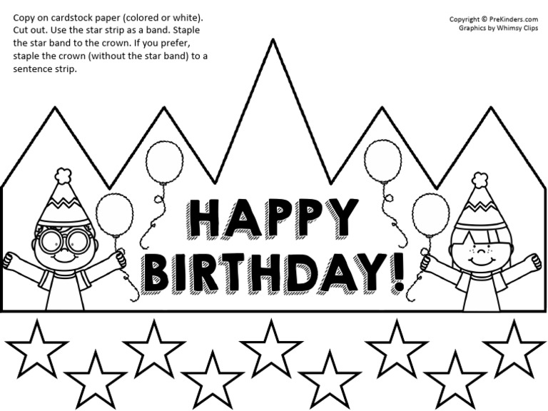 Birthday Crown 2 | PDF