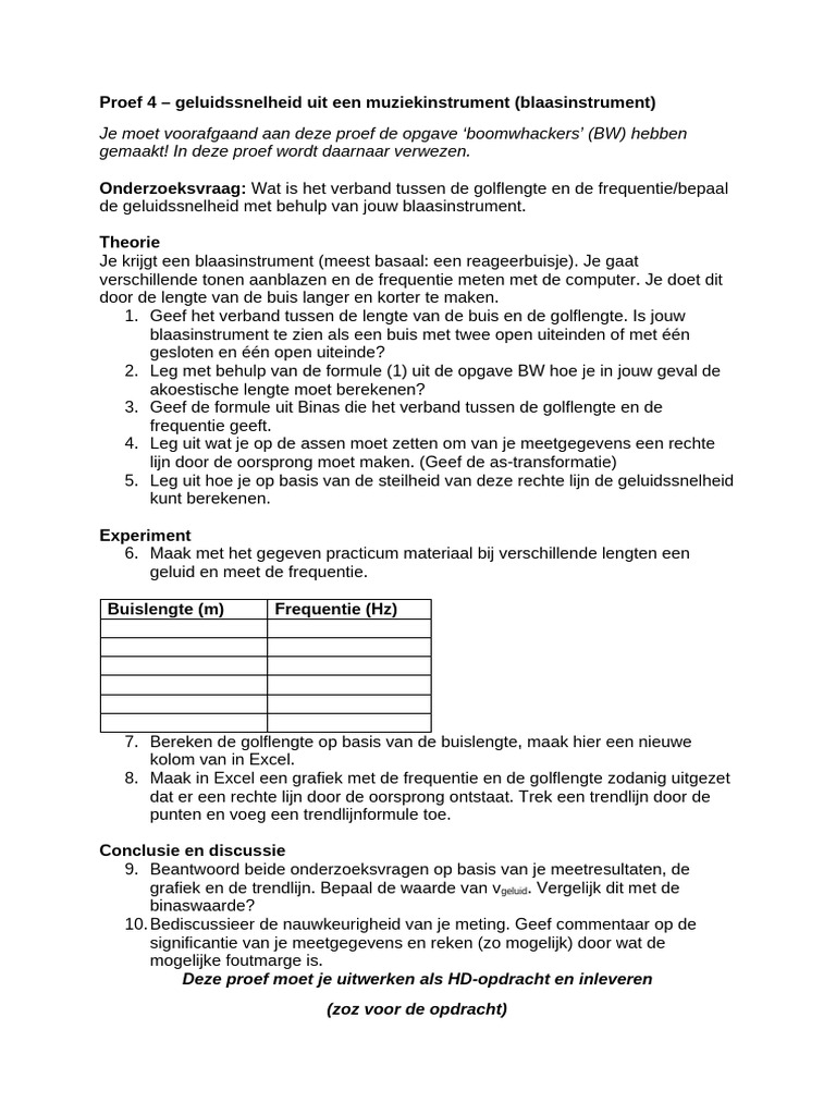 HD Opdracht 2023 - Proef 4 | PDF