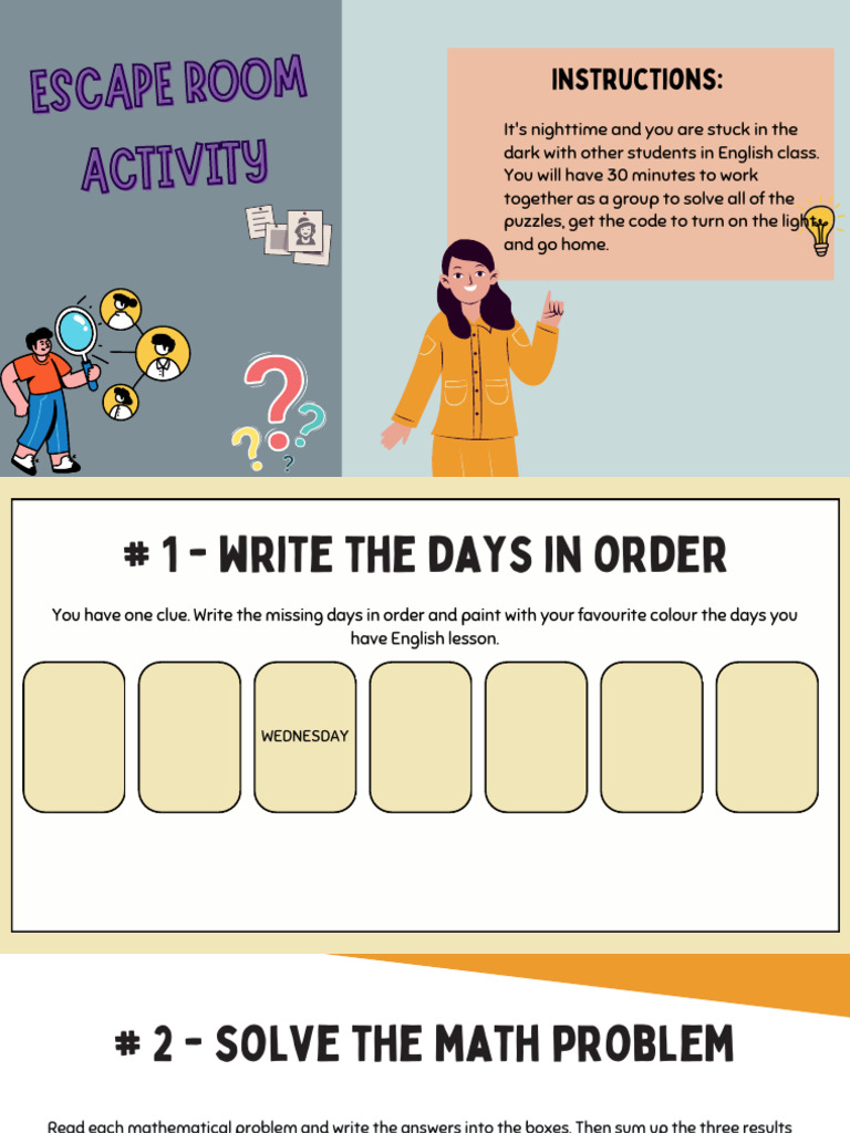 Escape Room - Teens | PDF