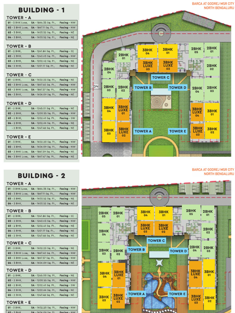 Godrej MSR City Tower Plan | PDF