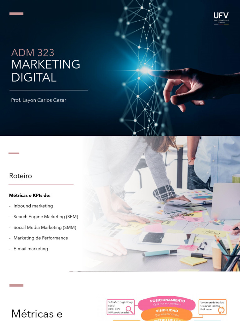 Aula 22 - Métricas e KPIs Específicos | PDF | Indicador de desempenho | Marketing