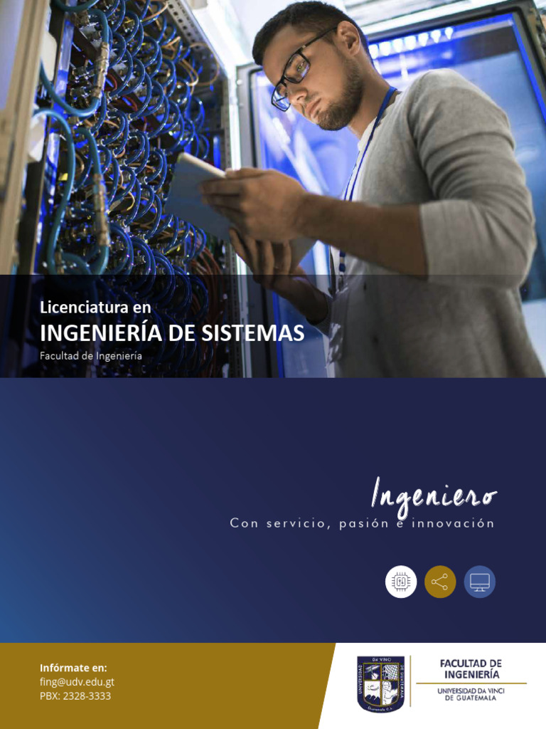 Folleto LICENCIATURA Ingenieria en Sistemas - Comprimido | PDF | Ingeniería de Sistemas | Diseño