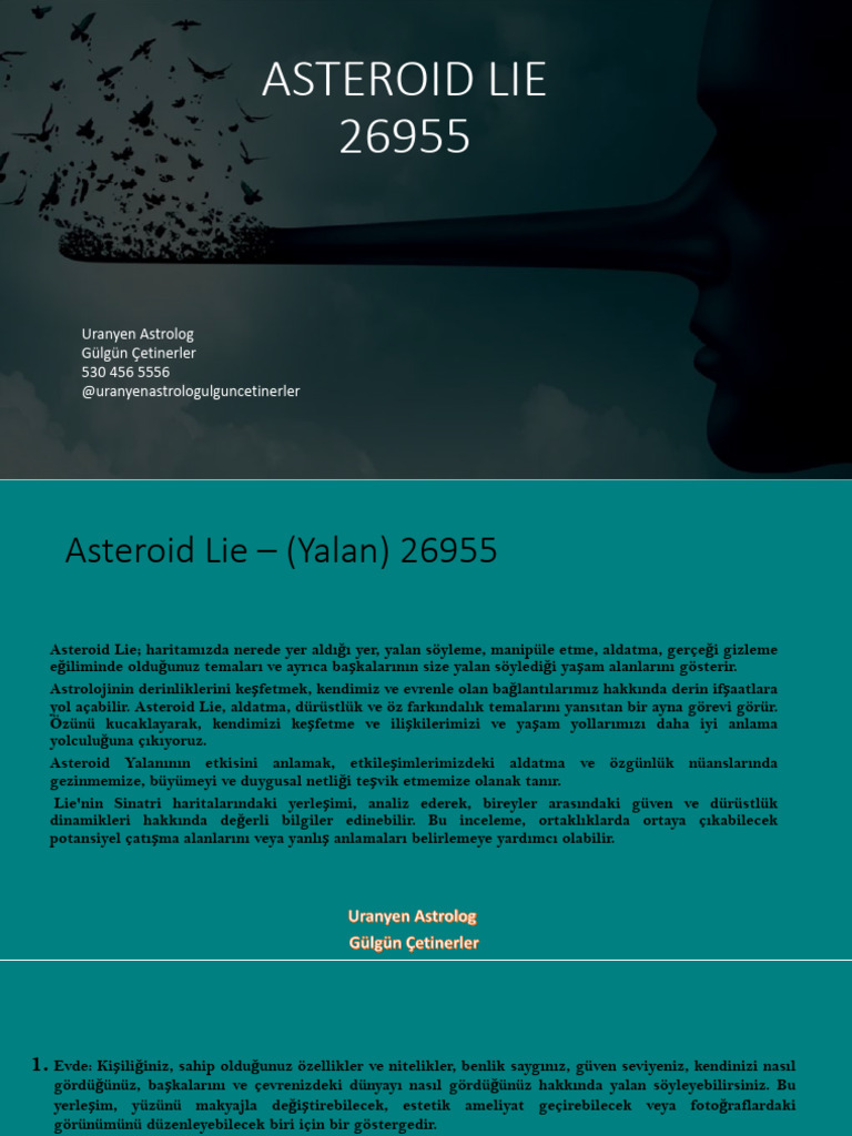 Asteroid Lie | PDF