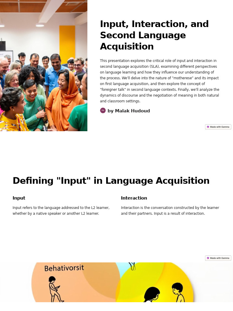 Input-Interaction-and-Second-Language-Acquisition 2 | PDF | Second Language Acquisition ...