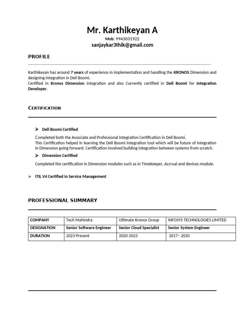 Kronos Resume 2025 | PDF | Computing | Software Engineering