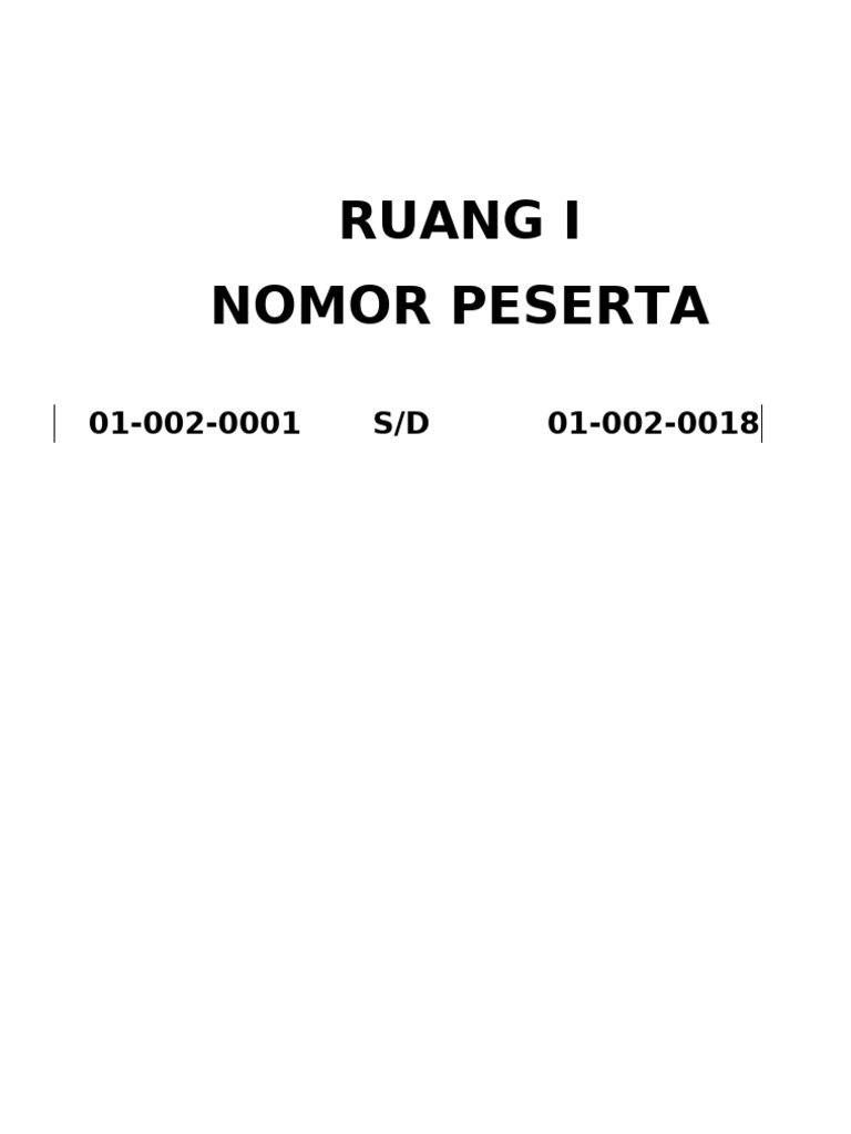 Nomor Tempel | PDF