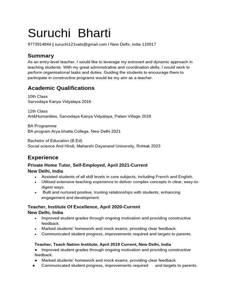 Suruchi Bharti | PDF