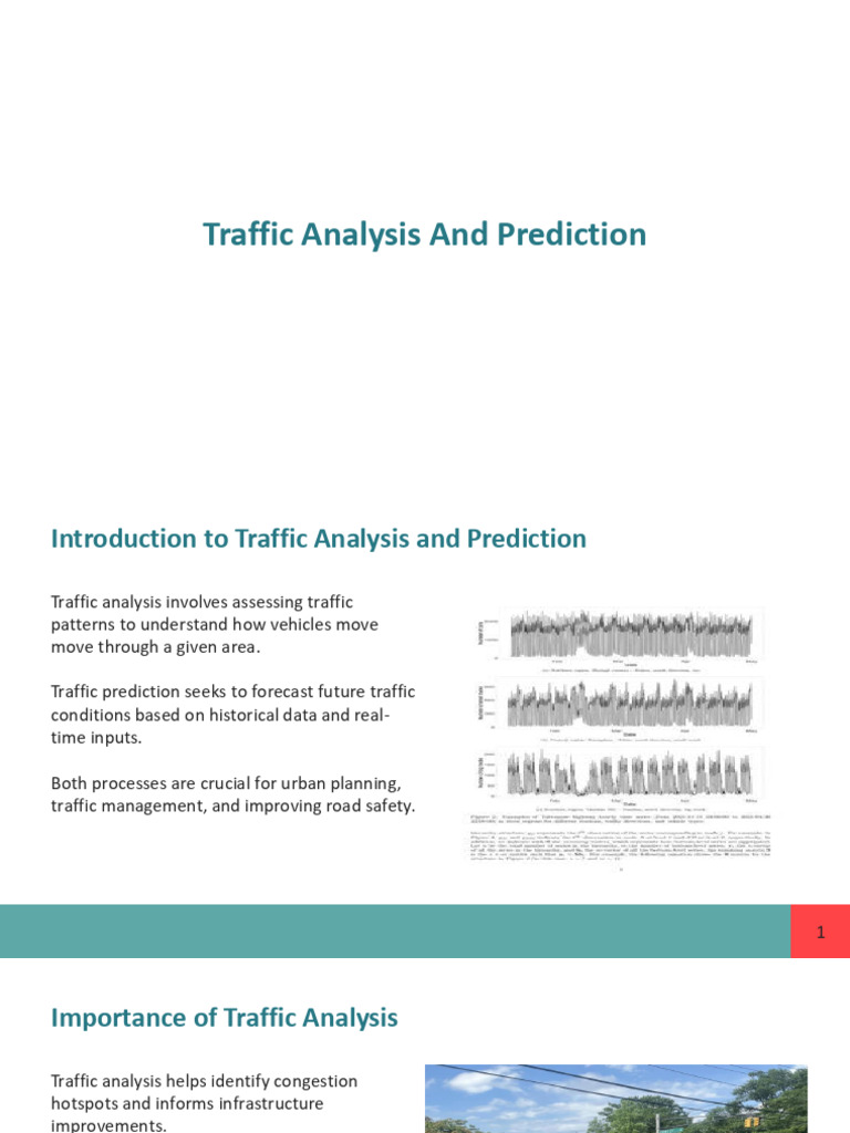 Traffic Analysis and Prediction | PDF | Prediction | Traffic