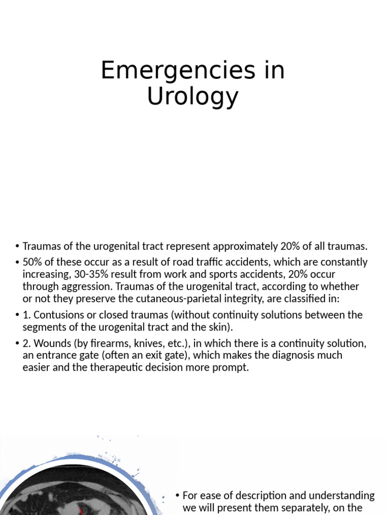 Urological Trauma: Types and Treatments | PDF | Kidney | Peritoneum