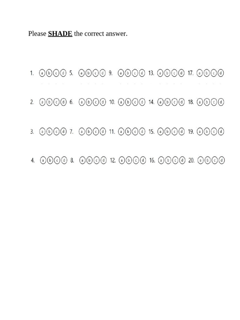 Grid 3rd Form Multiple Choice | PDF