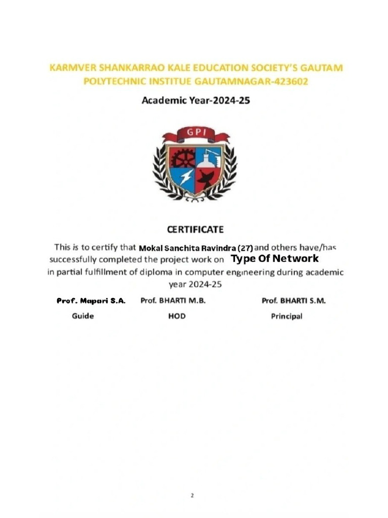 DCN Microproject | PDF