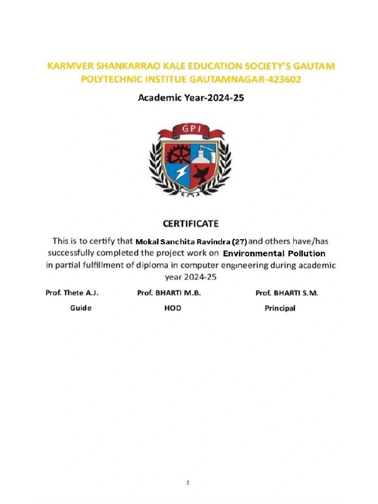 EES Microproject. | PDF