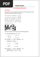 Cbse - Vi - Math - Case Study Questions | PDF | Triangle | Perpendicular