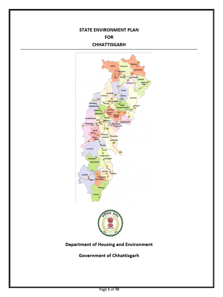 State Environment Plan - Final | PDF | Waste | Waste Management