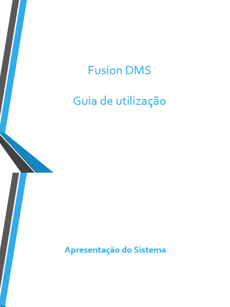 Treinamento Fusion DMS Mobile | PDF | Internet | Informática