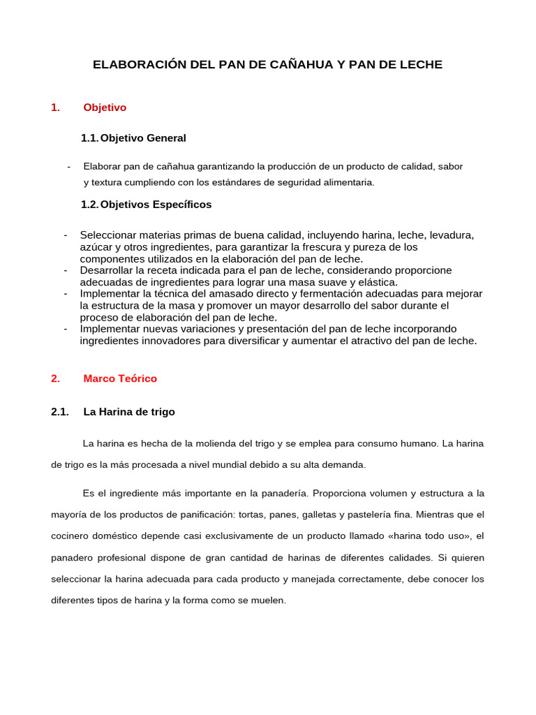 Pan de Cañahua y Leche | PDF | Panes | Harina