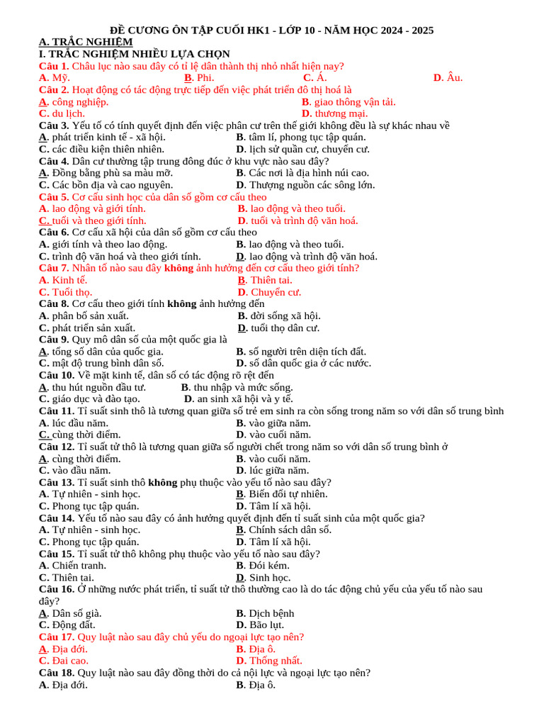 De Cuong CK1 L10 | PDF