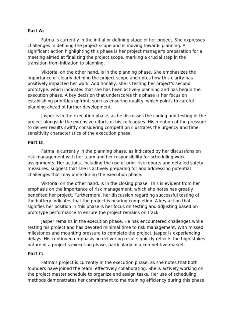 Project Management Phases Overview | PDF | Risk Management | Risk