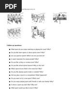 KET Speaking Part 2 (Sample Answer) | PDF | Language Arts & Discipline