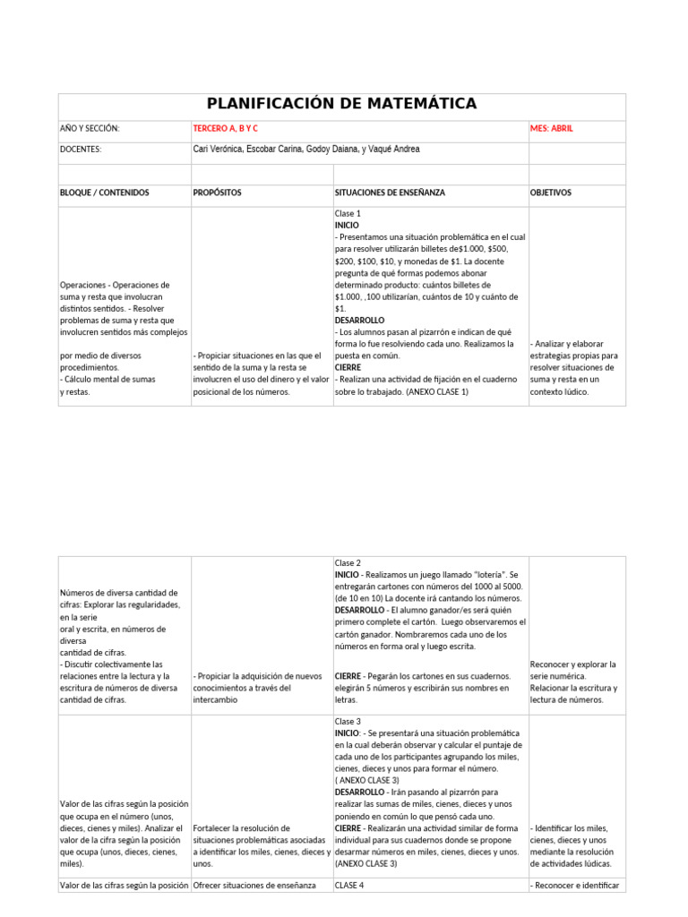 Matemática 3° BRIL 2025 | PDF | Moneda