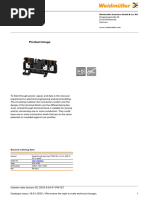 Weidmüller WDU 4 Terminal Block Data Sheet | PDF | Electrical Connector ...