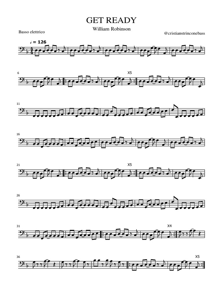 Get Ready | PDF | Song Recordings Produced | Songs Written