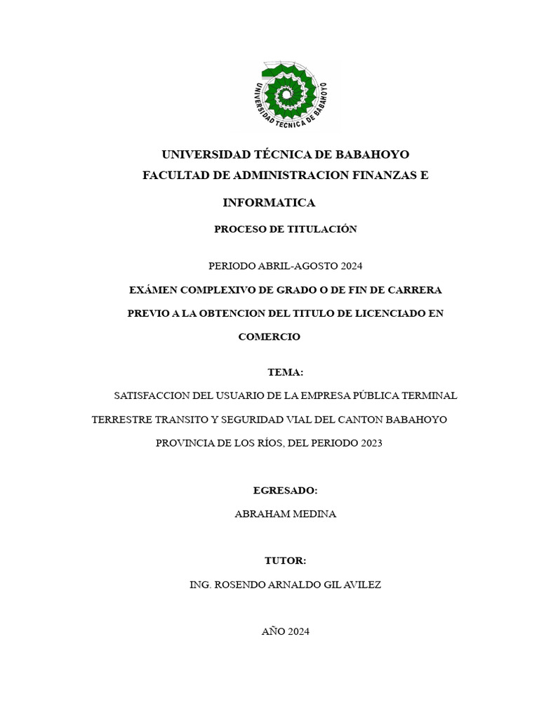 E Utb Fafi Com 000481 | PDF | Muestreo (Estadísticas) | Calidad (comercial)