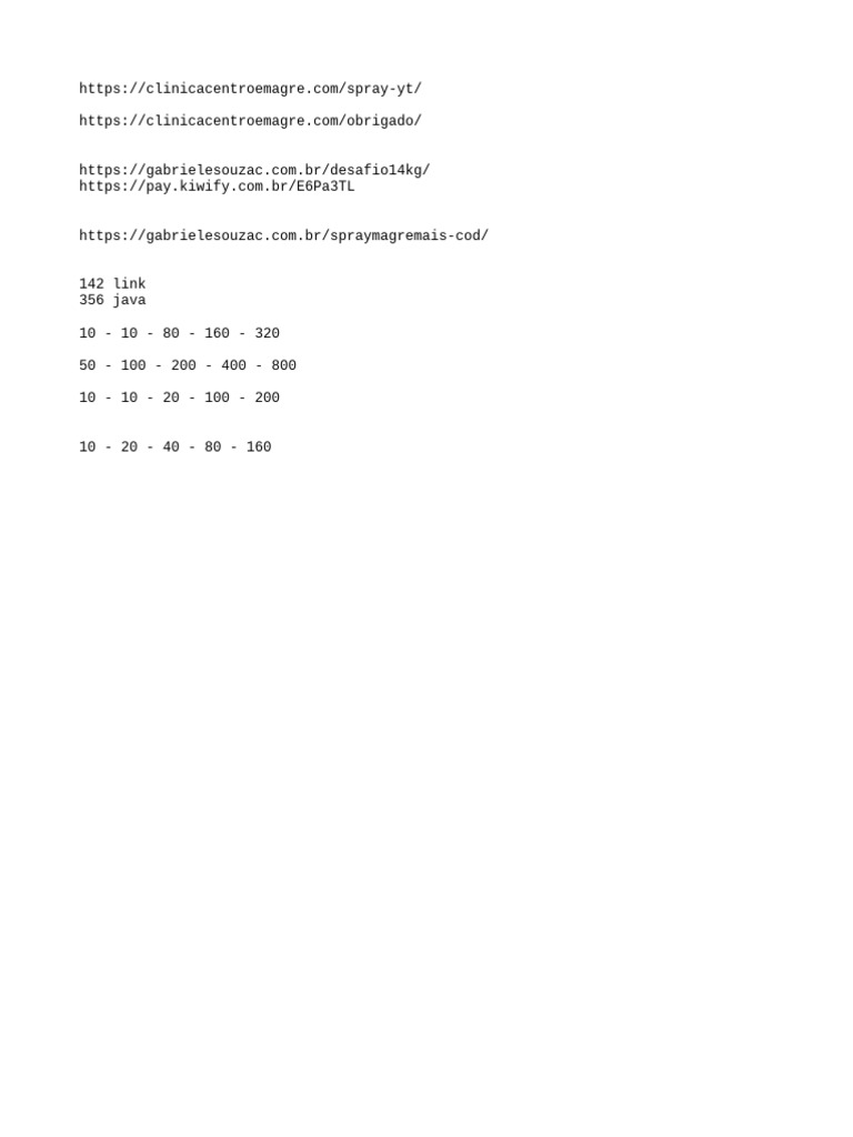 Links Spray | PDF