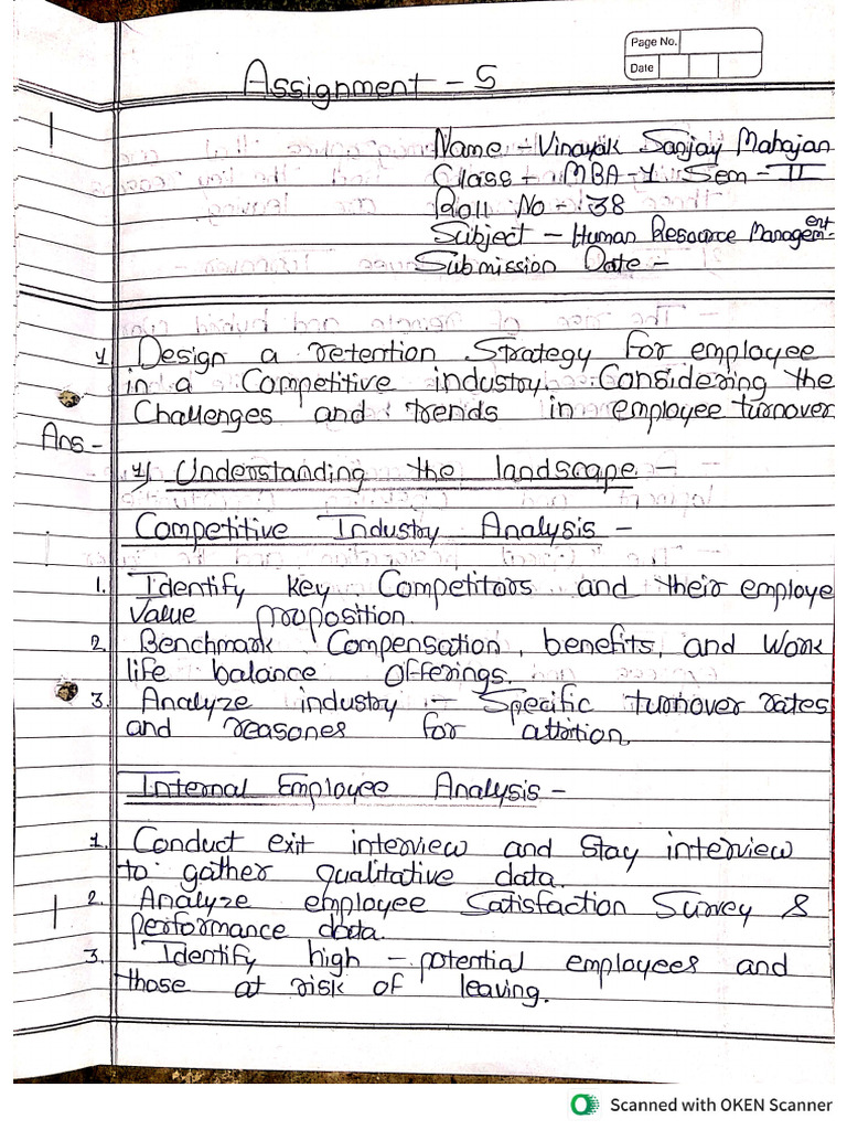 Human Resources Management Assignment - 5 | PDF