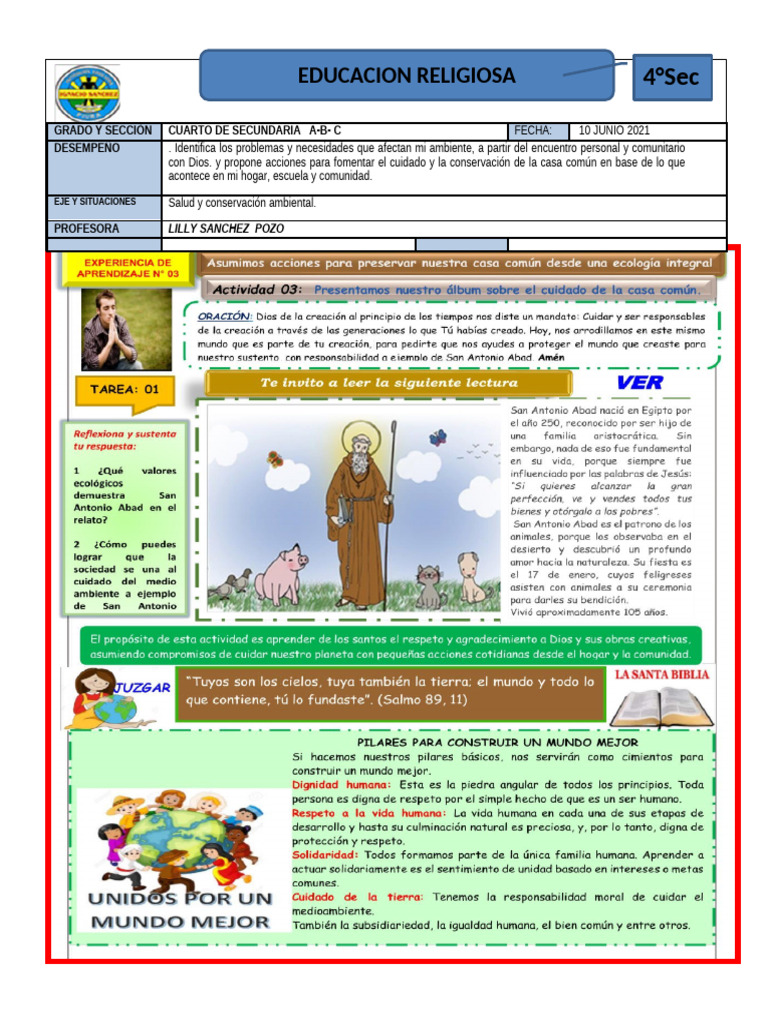 4SEC ACTIVIDAD 10 JUN | PDF