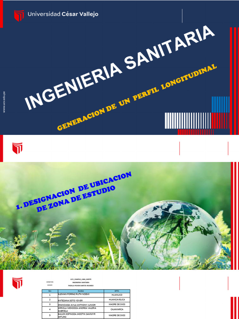 Taller Generacion Perfil Longitudinal - Designacion Zona Estudio | PDF ...