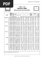 ASTM A1085 Round HSS Sizes Chart | PDF | Building Engineering | Nature