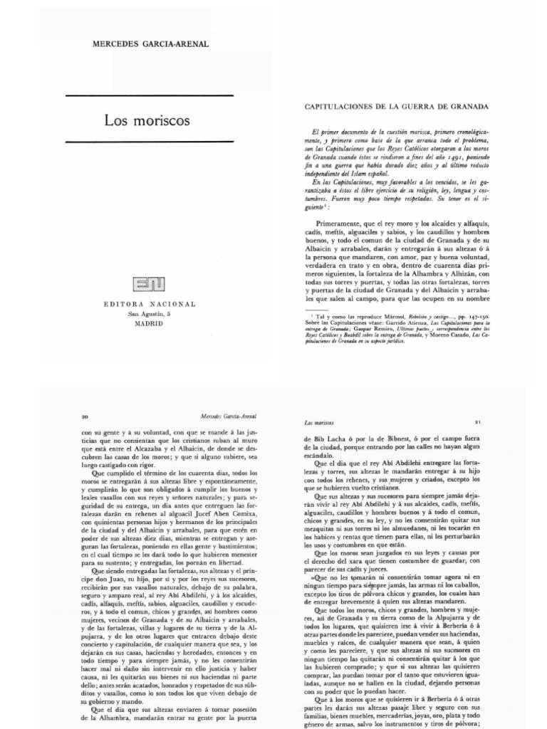 Los Moriscos | PDF