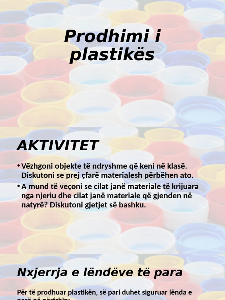 4.prodhimi I Plastikës | PDF