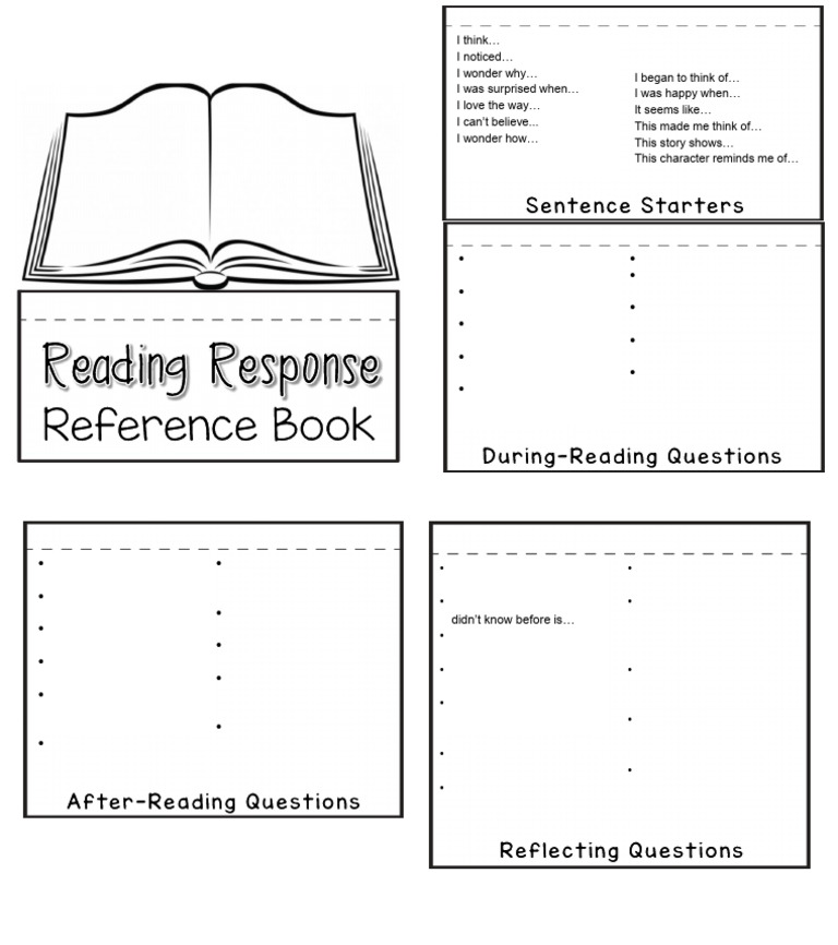 Reading Response Flipbook | PDF