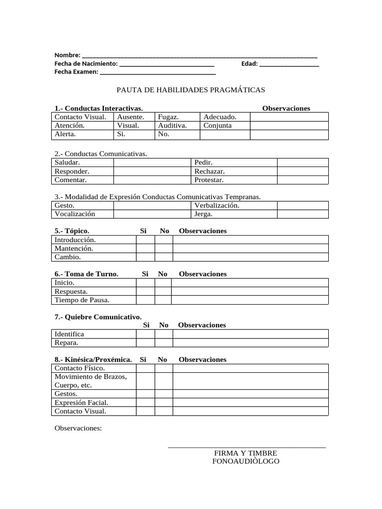 Pauta Pragmatica. | PDF