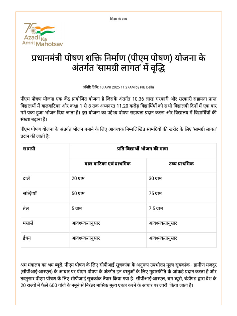 MDM New Rate-1 | PDF