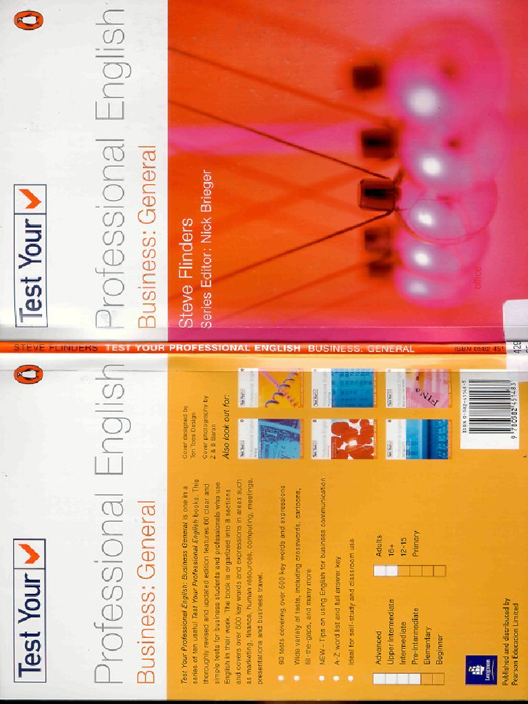 Longman Press Test Your Professional English Business General | PDF ...