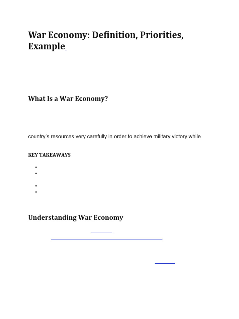 Understanding War Economy Dynamics | PDF | Taxes | Economies