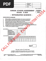 GRADE 8 SCIENCE EXAM PAPER2 3rd TERM | PDF | Chemical Elements | Proton