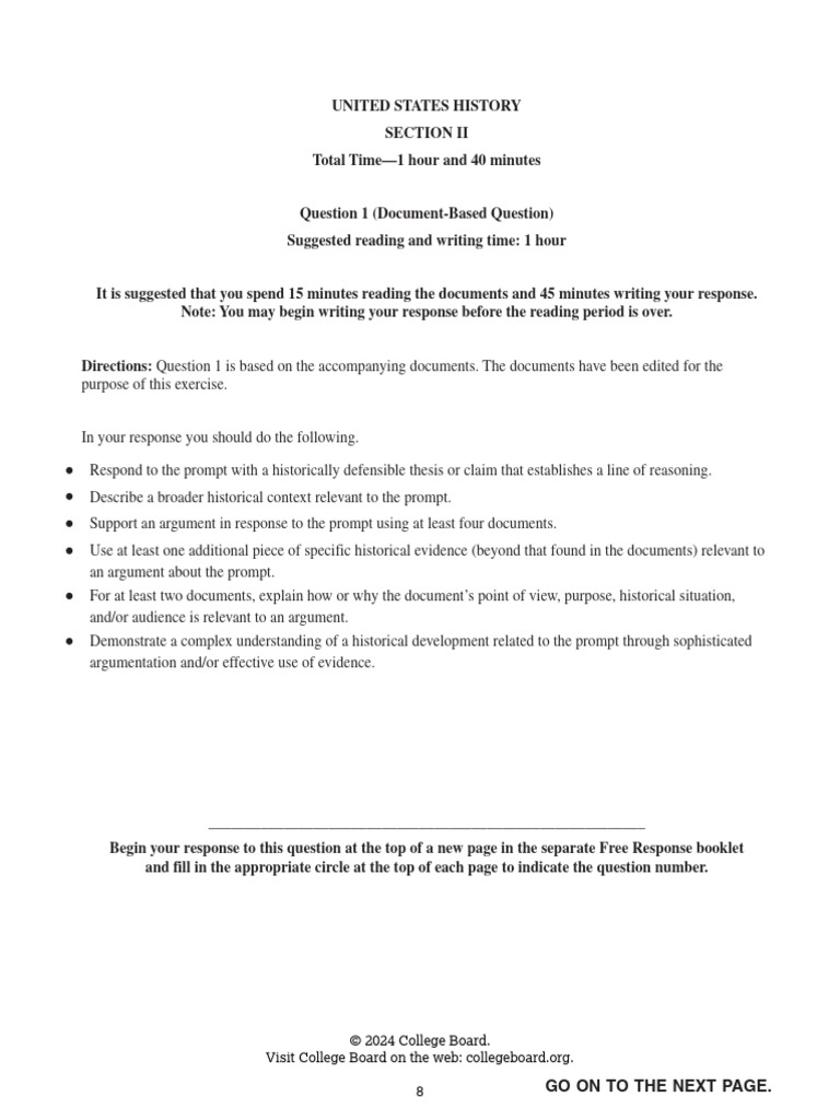 APUSH DBQ Slavery in America | PDF | Slavery