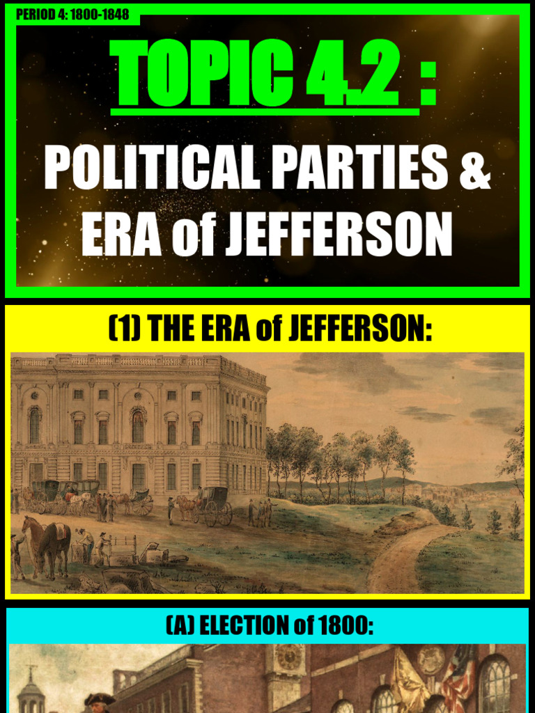 1800 Election: Jefferson vs. Adams | PDF | Marbury V. Madison | The ...