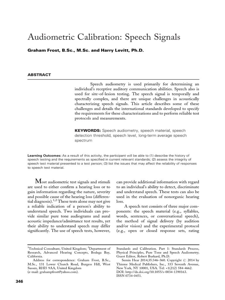 Levitt 2014 | PDF | Headphones | Loudspeaker