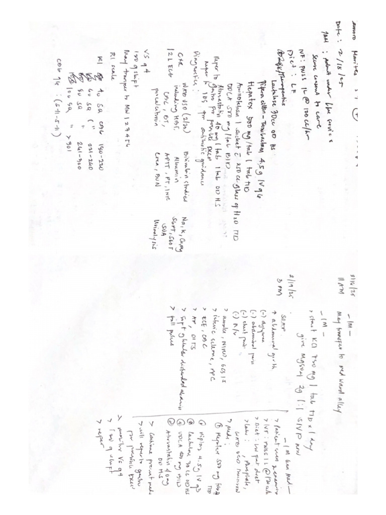 DO, CBG Monitoring, Clinical Cover Sheet, Triage Assessment Form ...
