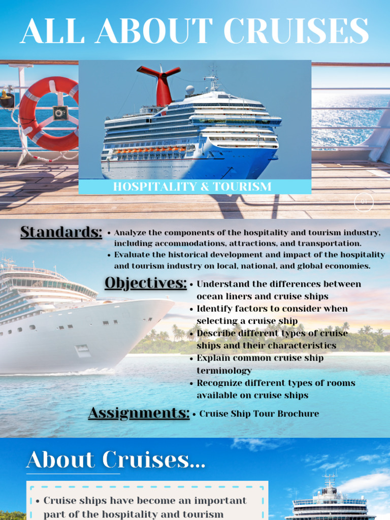 All About Cruises: Hospitality & Tourism | PDF | Cruise Ship | Ships